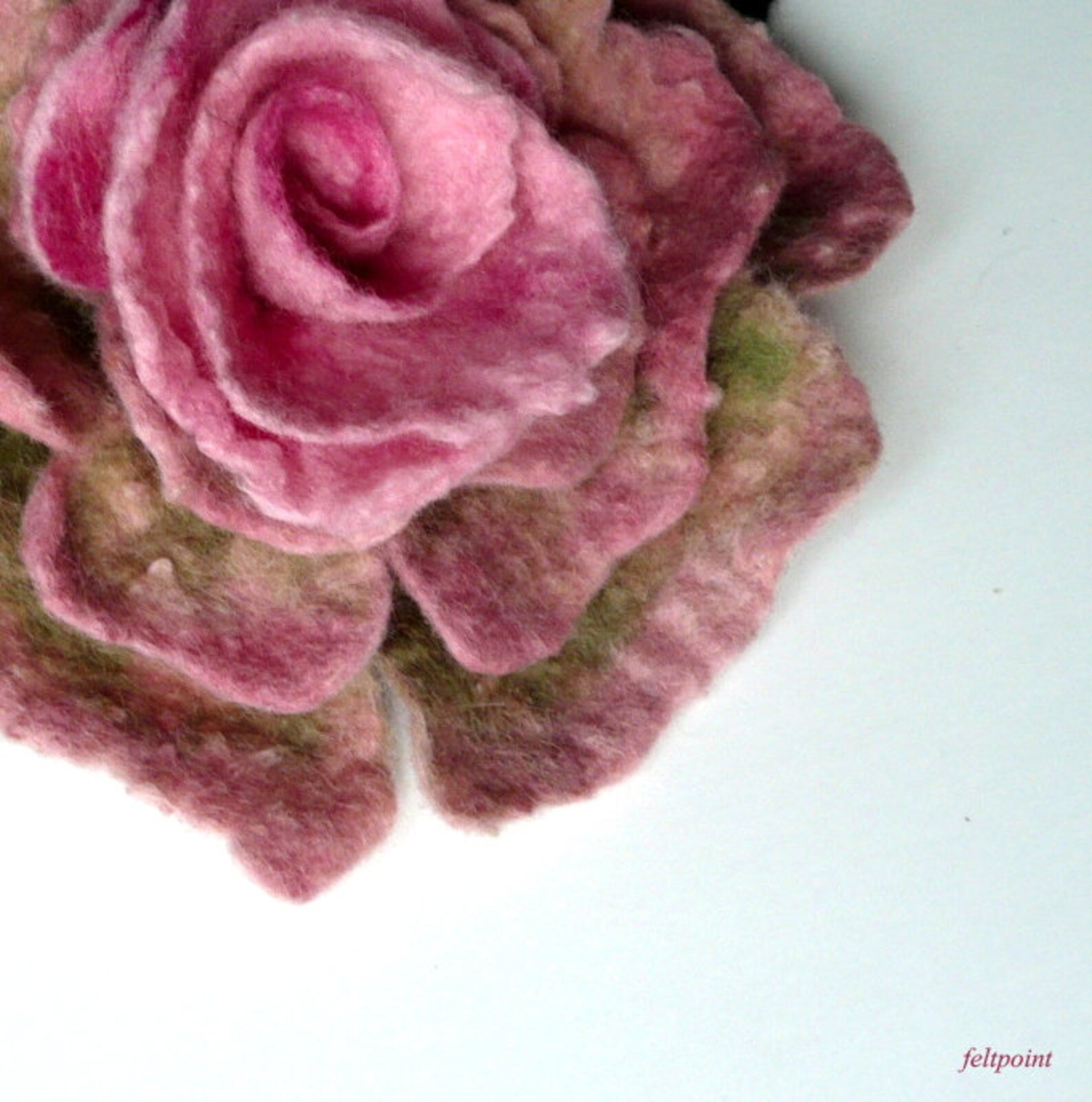 Large Flower Brooch Felt Brooch Felted Brooch Flower - Etsy