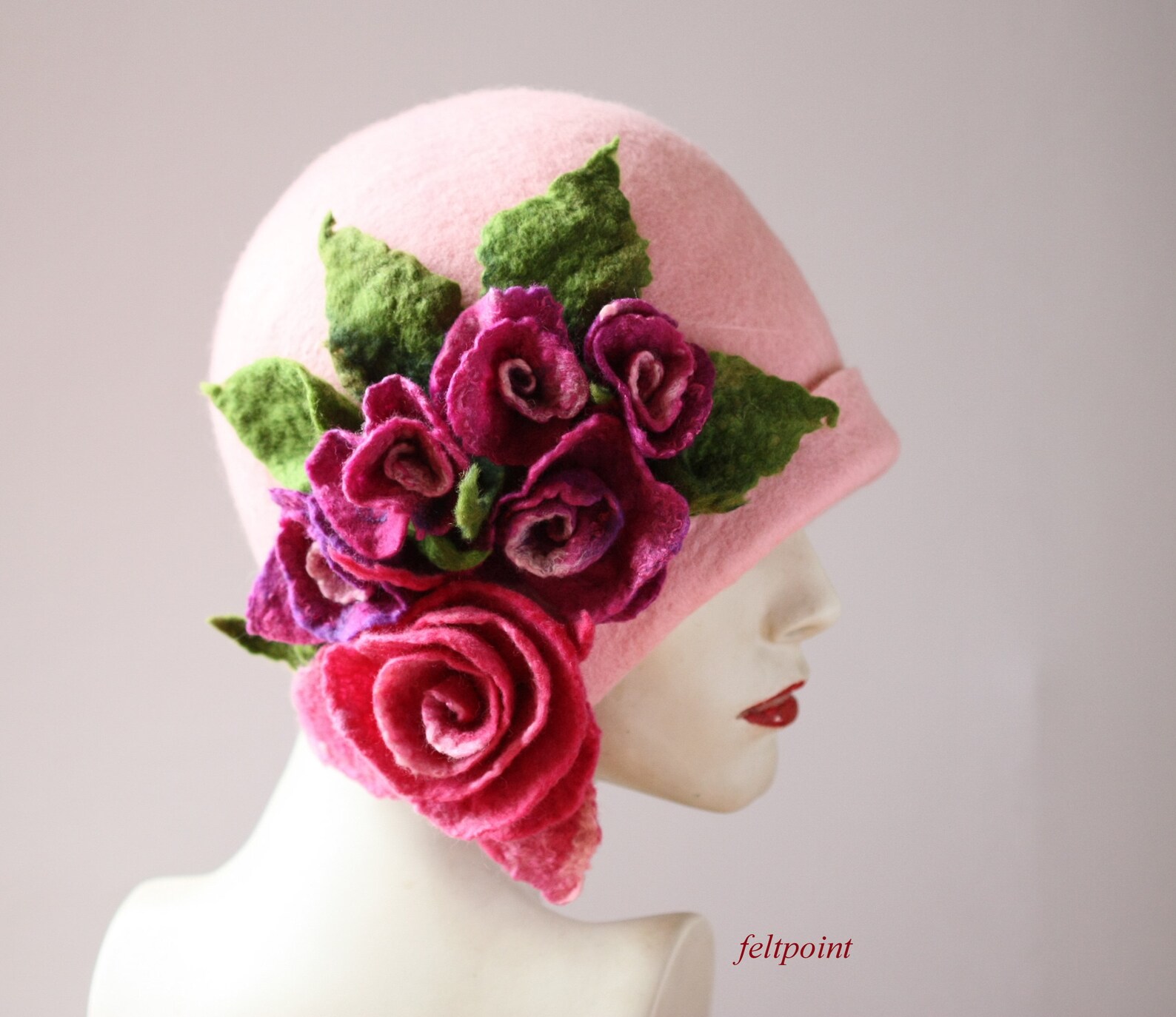 Spring Cloche Hat Handmade Hat - Etsy