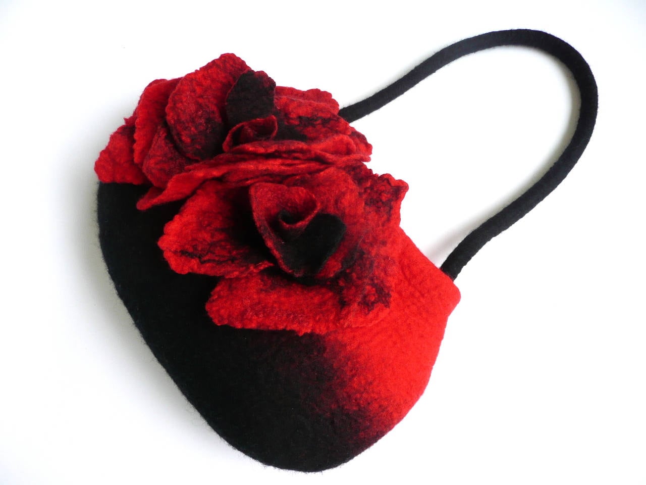 Flower Felted Bag Felt Purse Felt Bag Felted Handbag - Etsy