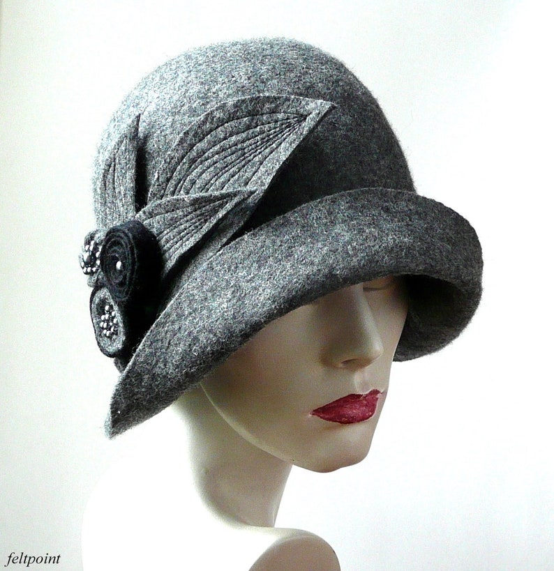 Millinery Hat Felt Hat Felted Hats Felt Hats Cloche Hat - Etsy