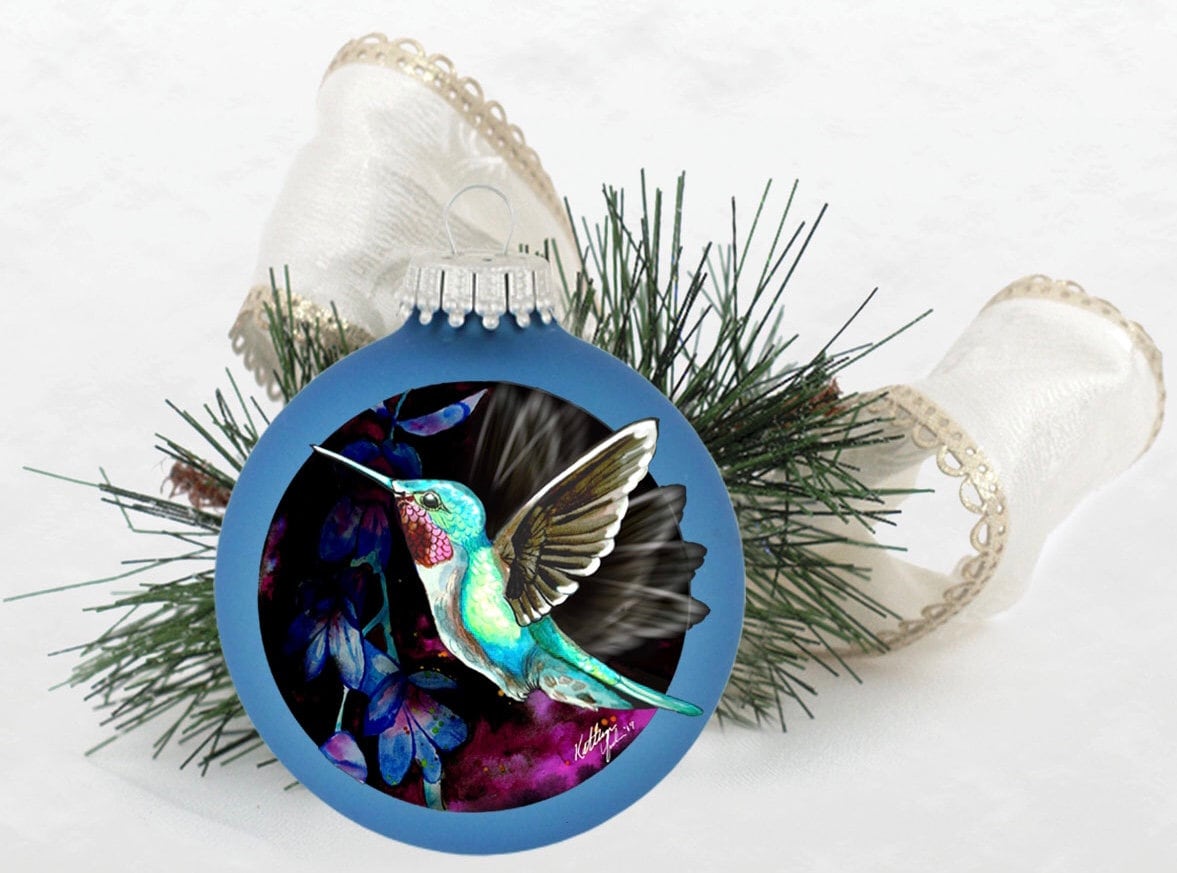 Hummingbird Christmas Tree Ornament - Etsy