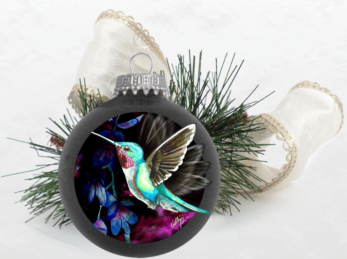 Hummingbird Christmas Tree Ornament - Etsy