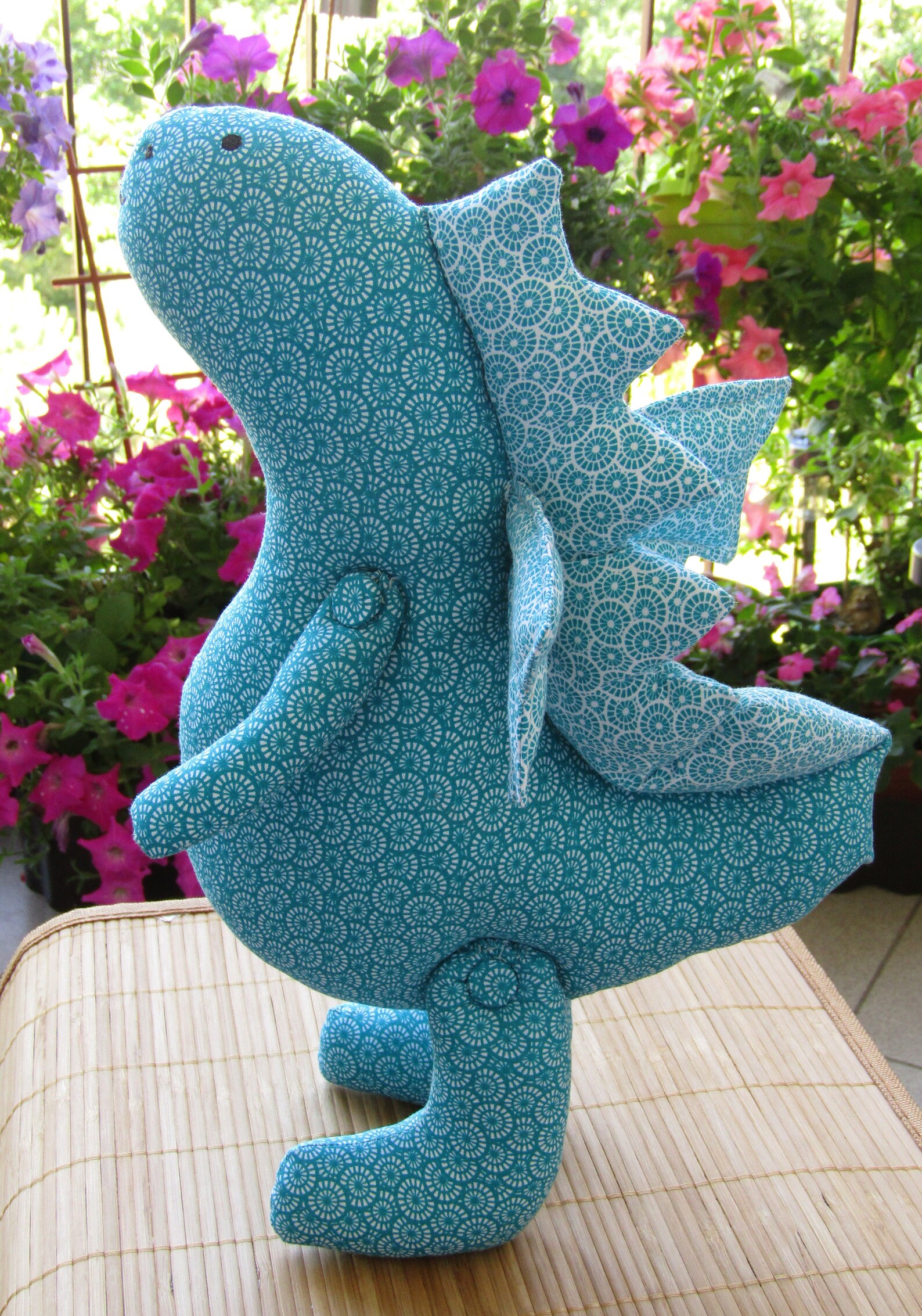 Dragon Sewing Pattern Cloth Dragon Pattern Pattern for Sewing Dragon ...