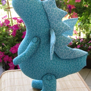 Dragon Sewing Pattern Cloth Dragon Pattern Pattern for Sewing Dragon ...