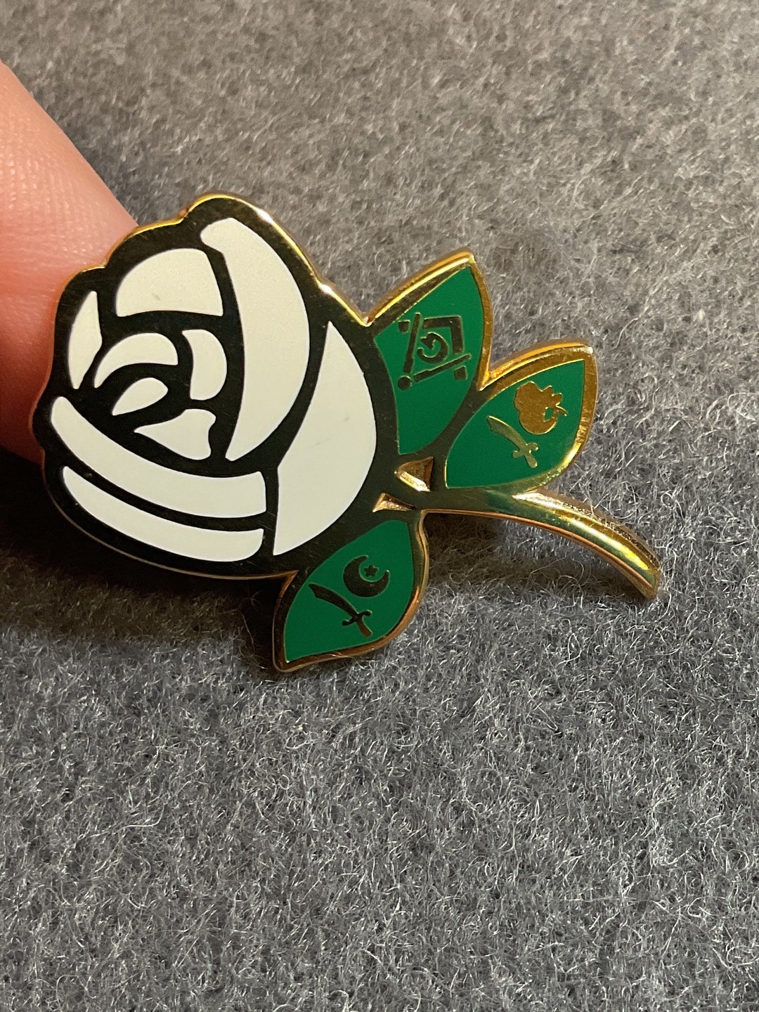Vintage Pincrafters Rose Brooch/pin 4053 - Etsy