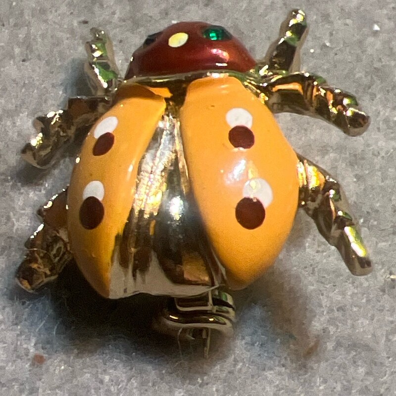 Ladybug Enamel Pin - Etsy