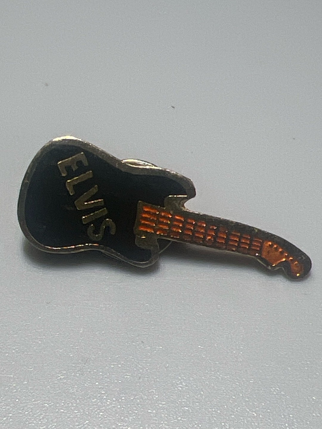Vintage Enamel ELVIS Guitar Pin Brooch a4019gr - Etsy