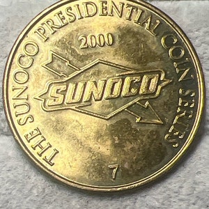 Vintage Sunoco Presidential Coin Series LBJ 7574gr - Etsy
