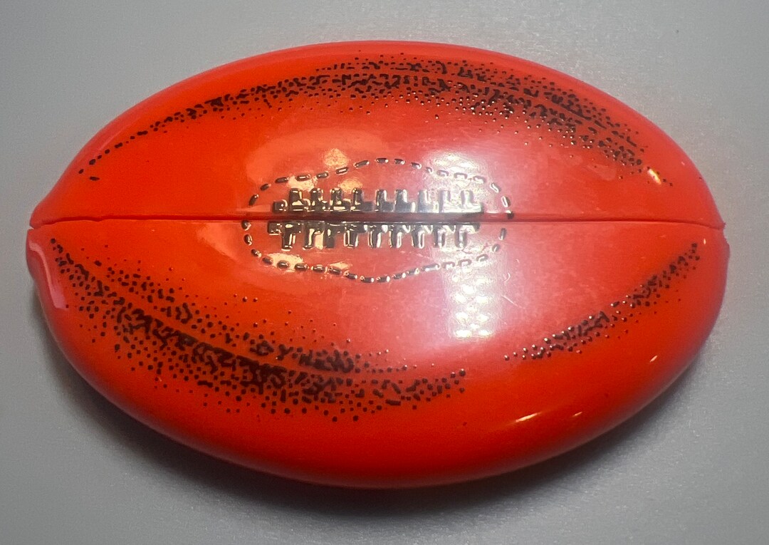 Vintage Orange Plastic Change Purse With Football Schedule 1982 ...