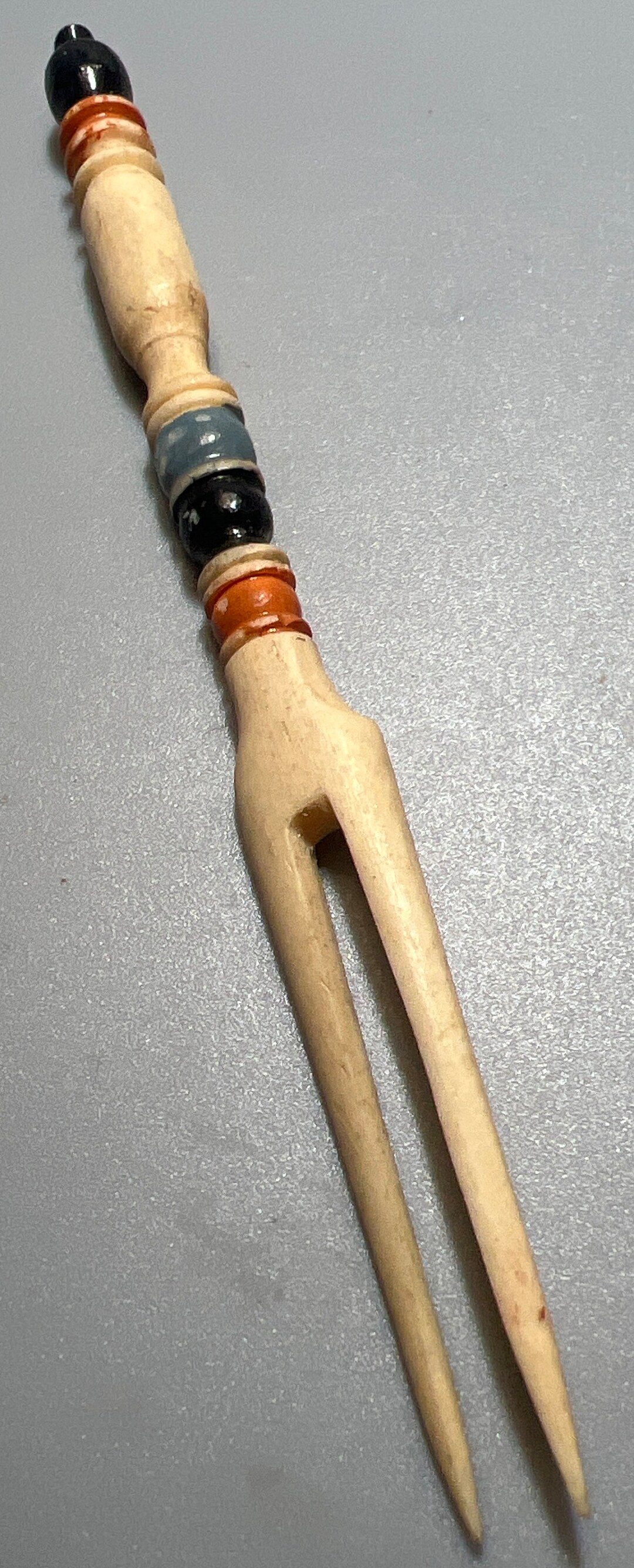 Vintage Bone Looking Pickle Fork a736gr - Etsy
