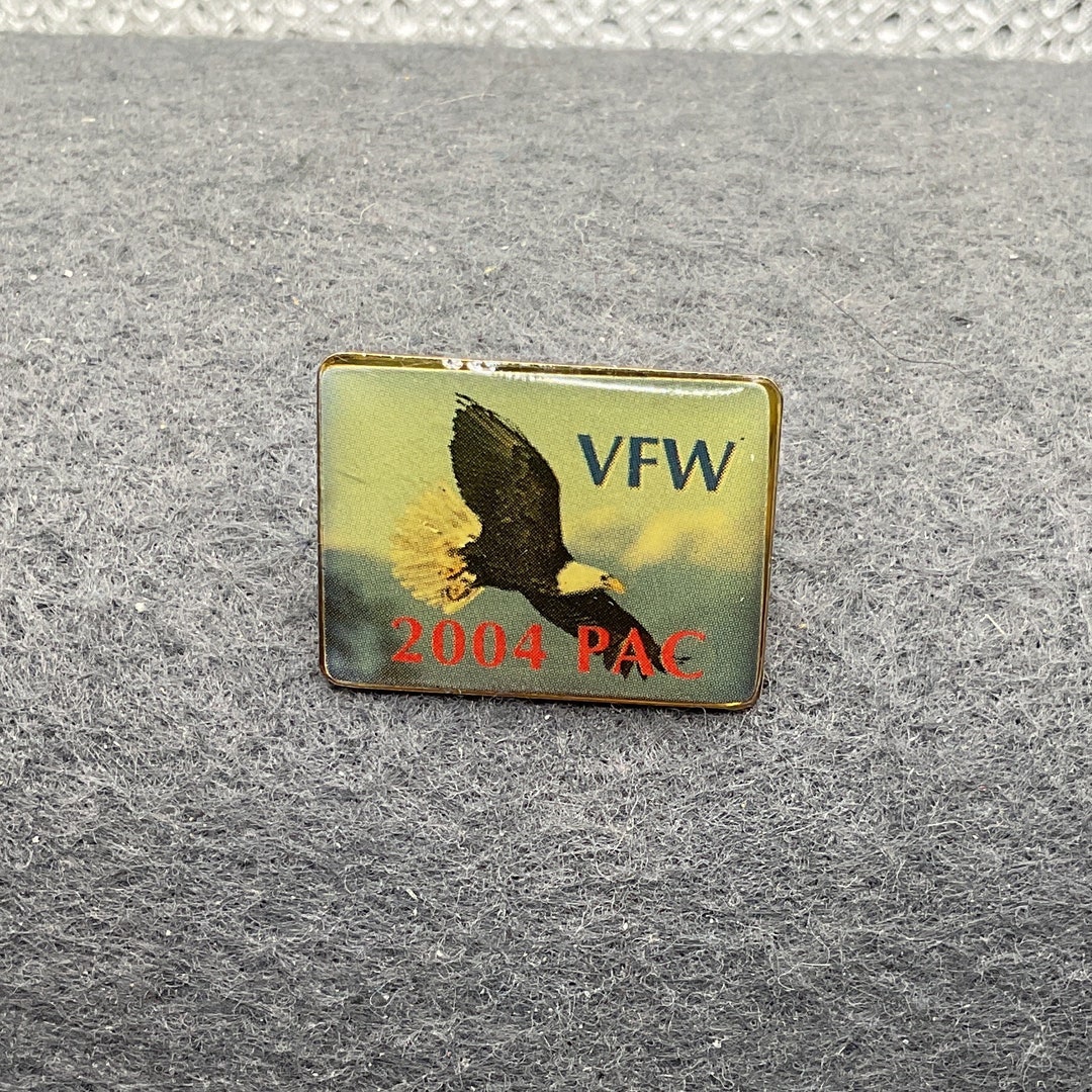 Rectangular VFW 2004 PAC Eagle Pin 7003 - Etsy