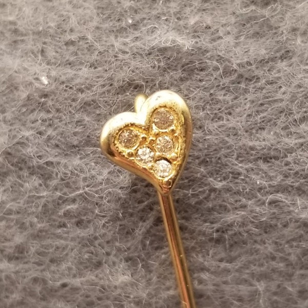 Rhinestone Stick Pin - Etsy