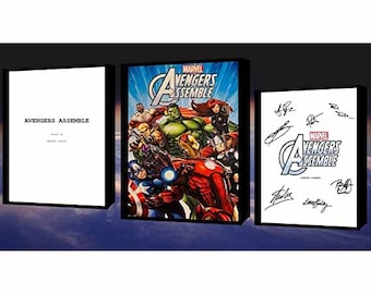 Avengers Assemble Poster - Etsy