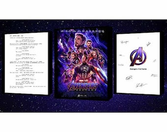 Avengers Endgame Script - Etsy UK