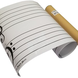 Dry Erase Music Grand Staff Poster - Etsy UK