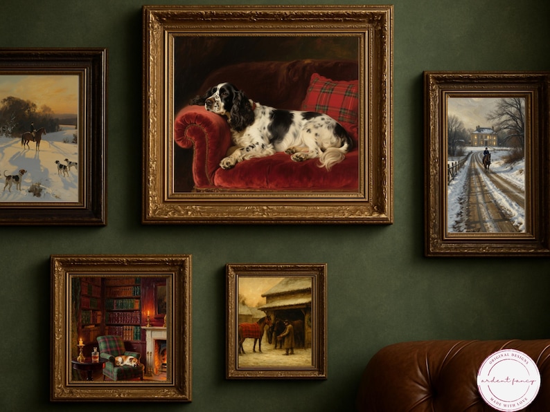 Ralph Lauren Masculine Prints: Equestrian Dog Wall Art (digital ...