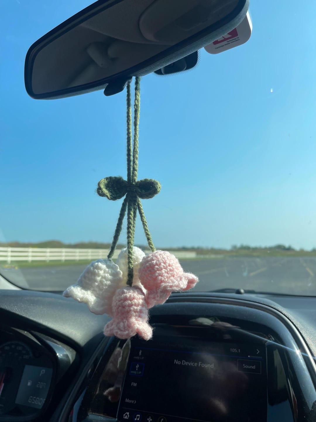 Lily of the Valley Crochet Accessory | Crochet Car Dangle | Crochet ...
