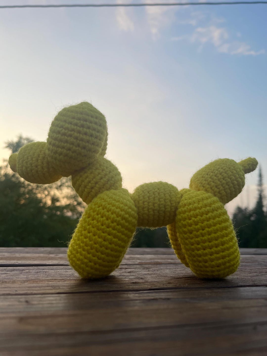 Crochet Ballon Animal | Crochet Balloon Dog - Etsy