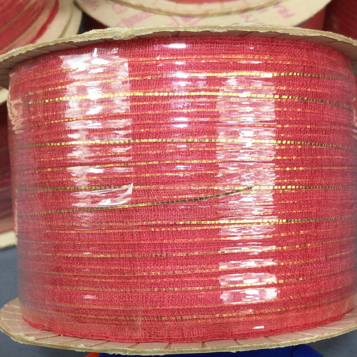 Vintage Morell NOS Spool Pure Silk Ninon Pink Flamingo Woven Edge ...