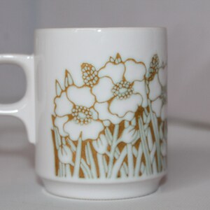 Hornsea Pottery Vintage Small Coffee Mugs Set of Six Fleur Pattern - Etsy