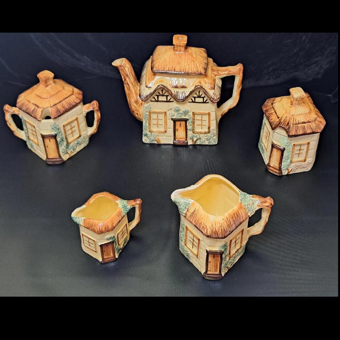 Vintage Keele Street Pottery Cottage Ware Tea Set - Etsy