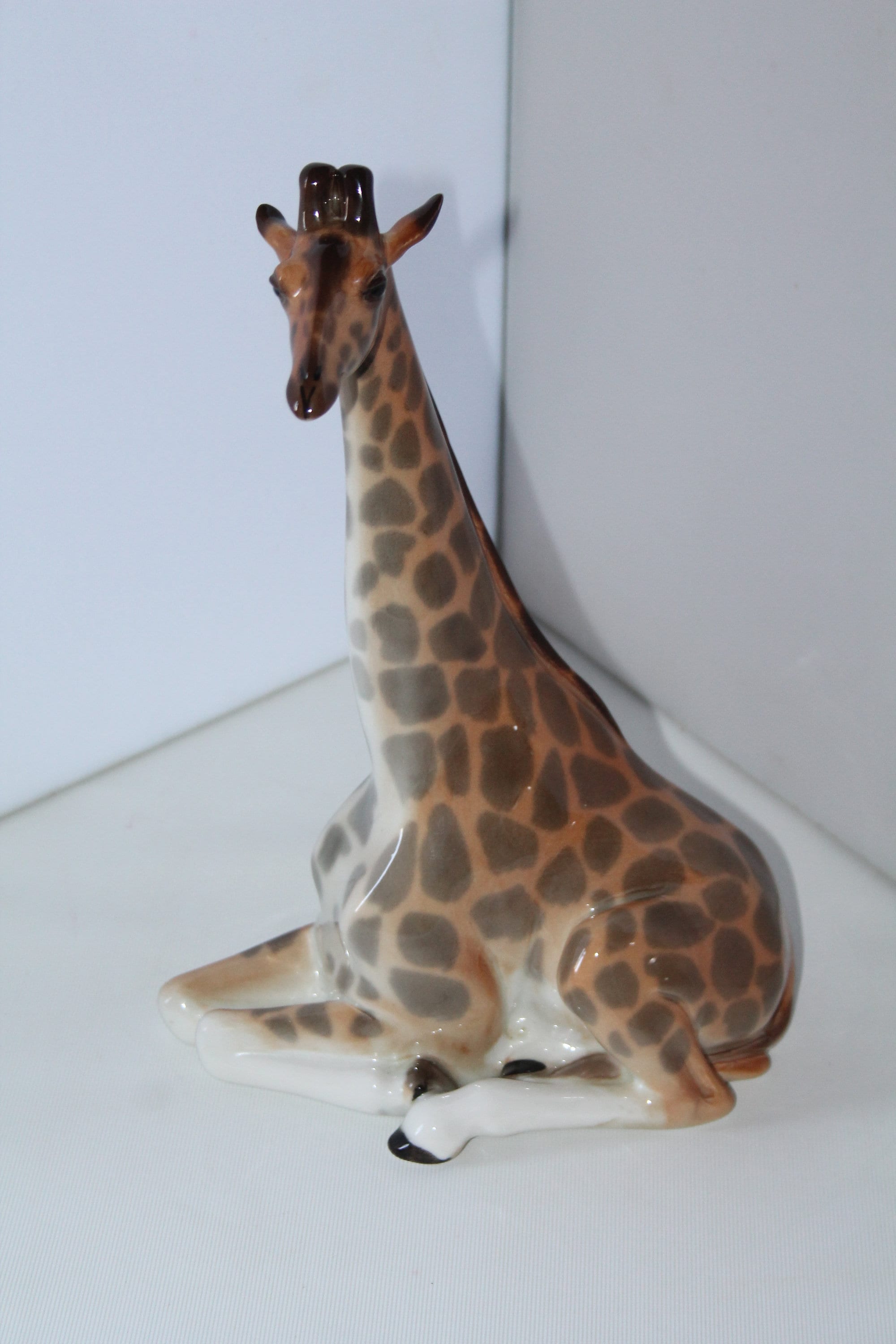 Vintage Lomonosov USSR Pottery Giraffe 30cm Tall - Etsy