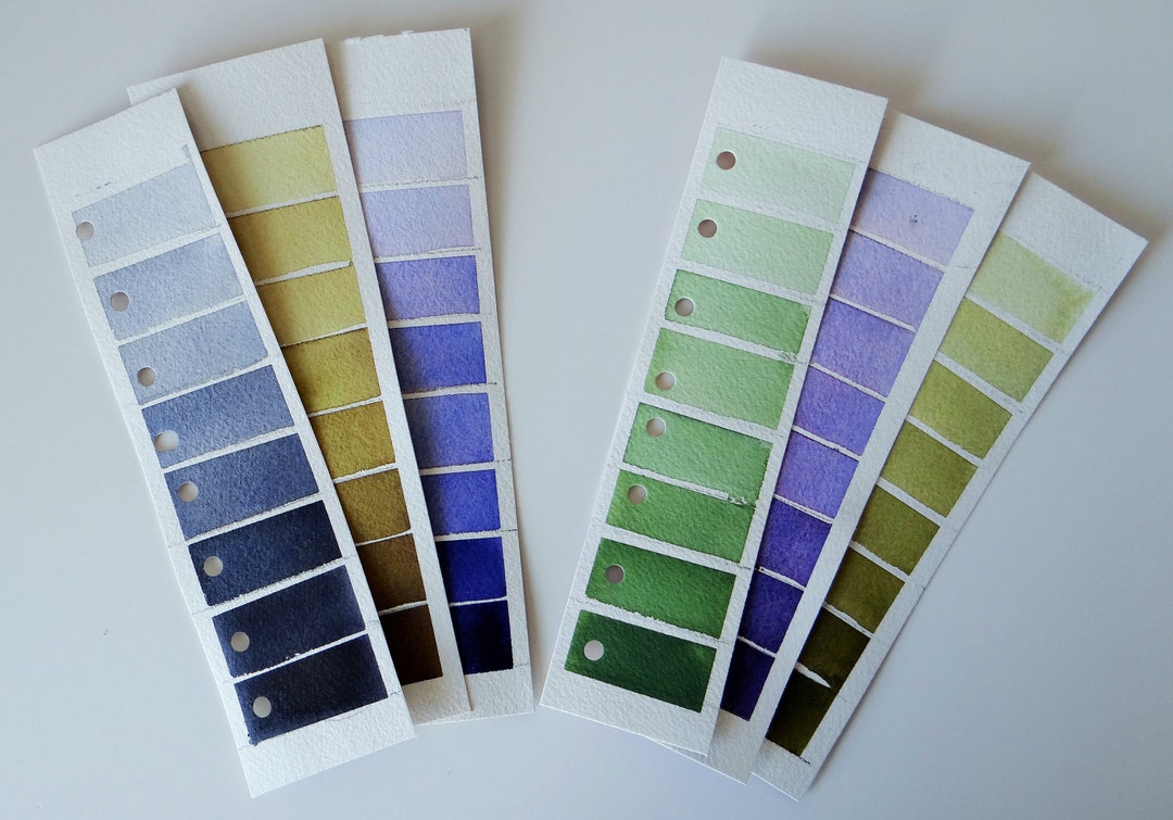 How to Make Tonal Value Cards in Watercolour - Etsy