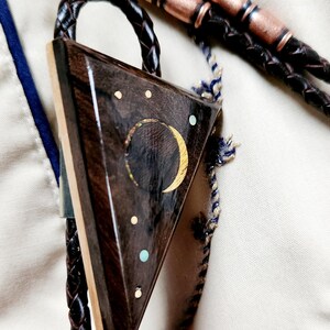 Bolo Tie Solar Eclipse Triangle - Etsy