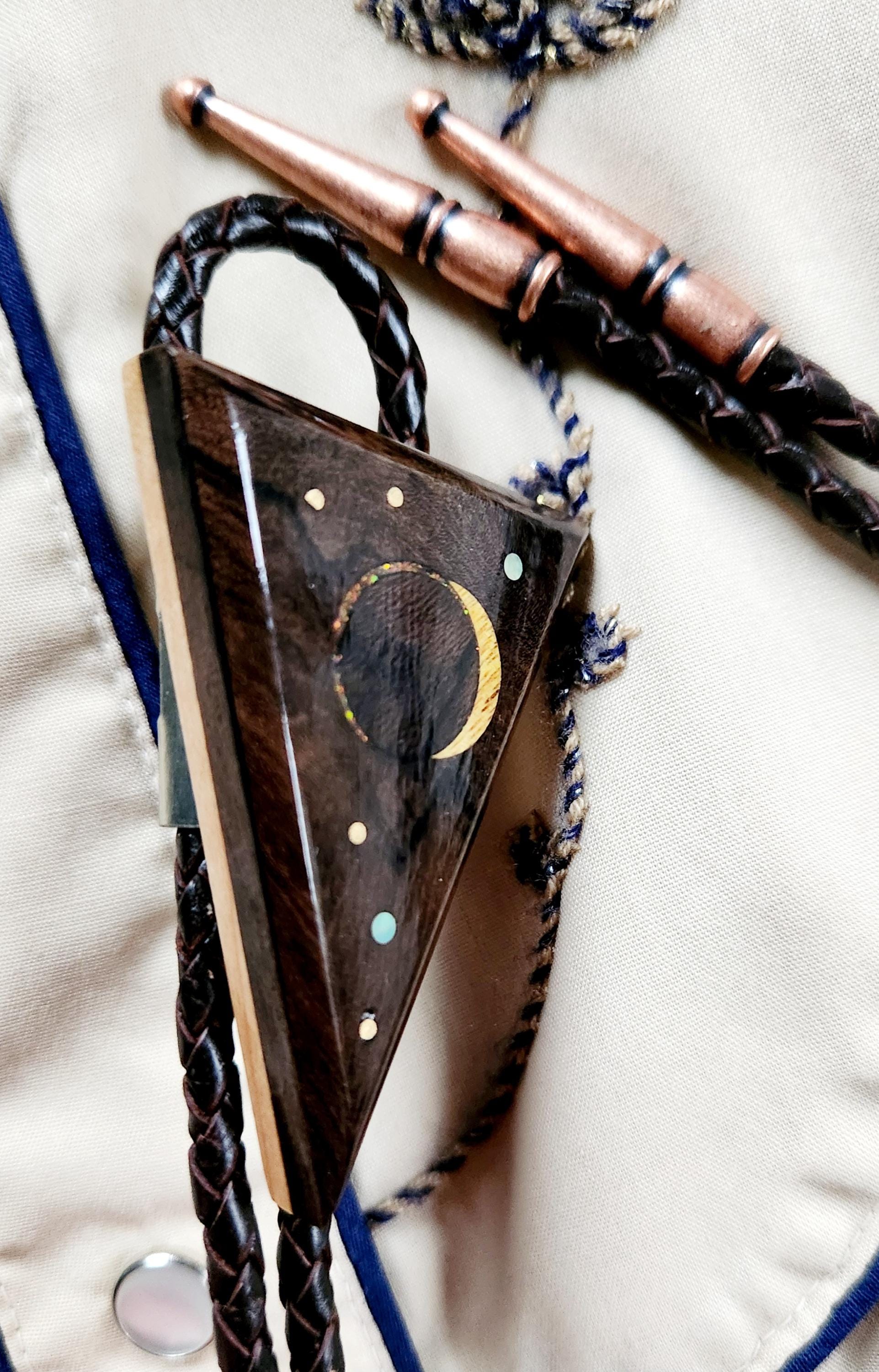 Bolo Tie Solar Eclipse Triangle - Etsy