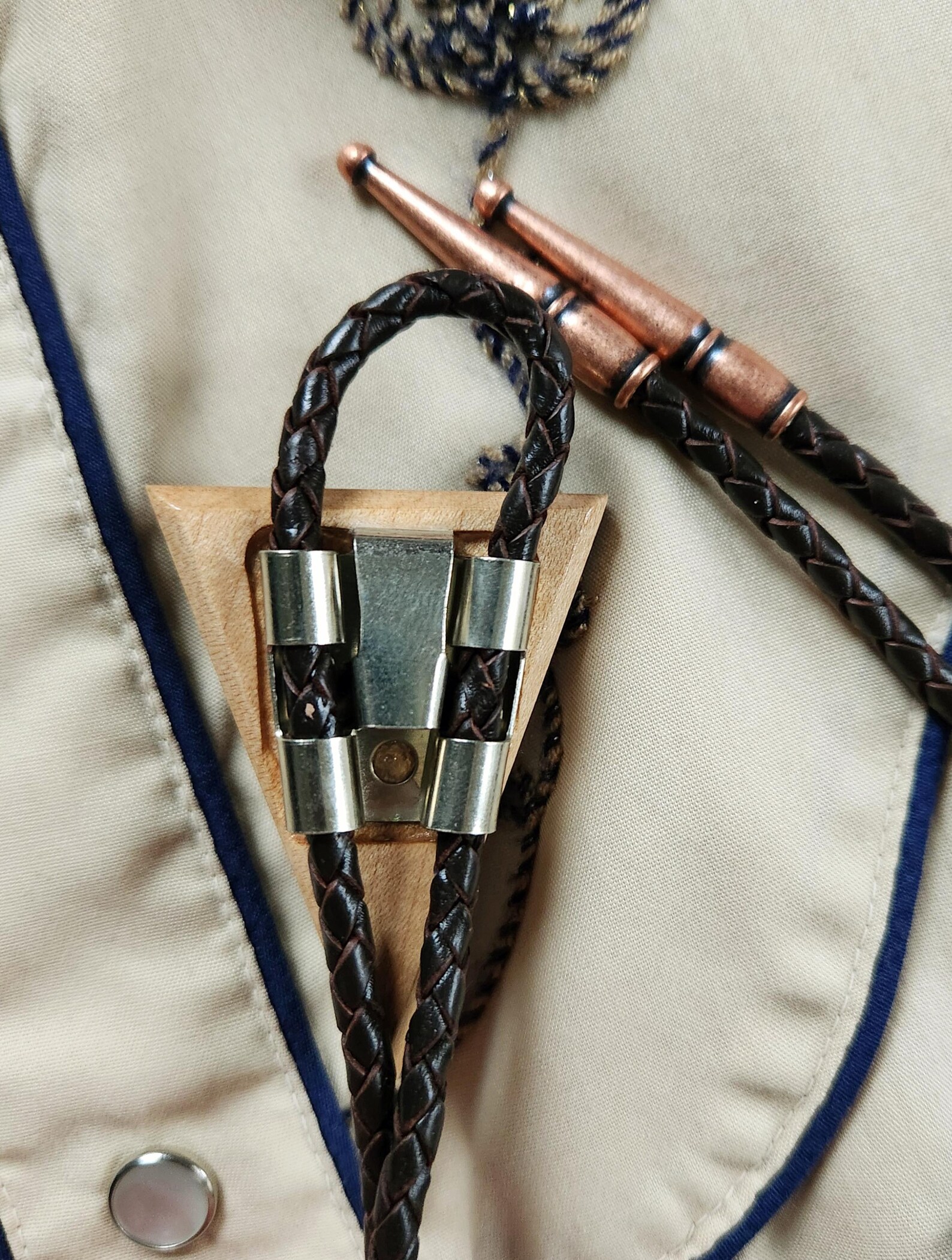 Bolo Tie Solar Eclipse Triangle - Etsy