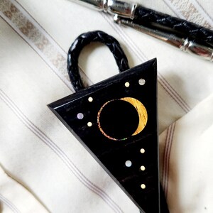 Bolo Tie Solar Eclipse Triangle - Etsy
