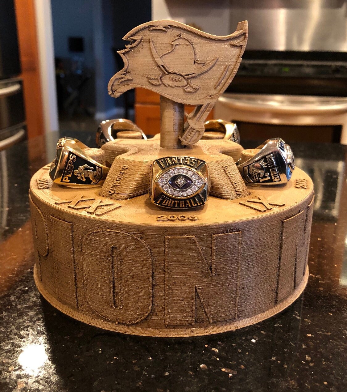 Customized Ring Display for Championship or Class Rings - Etsy