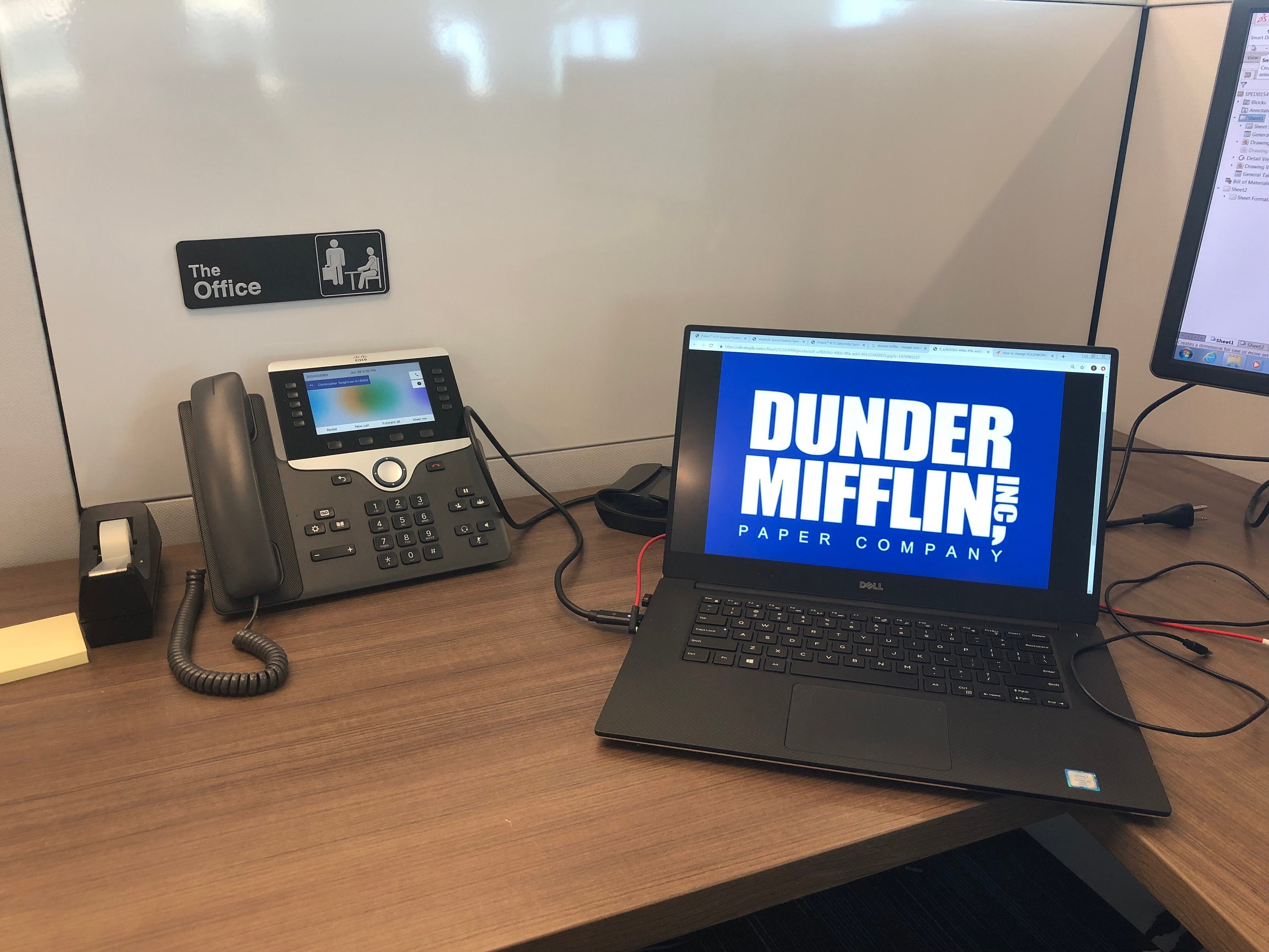 Customizable 3D Printed the Office Sign - Etsy