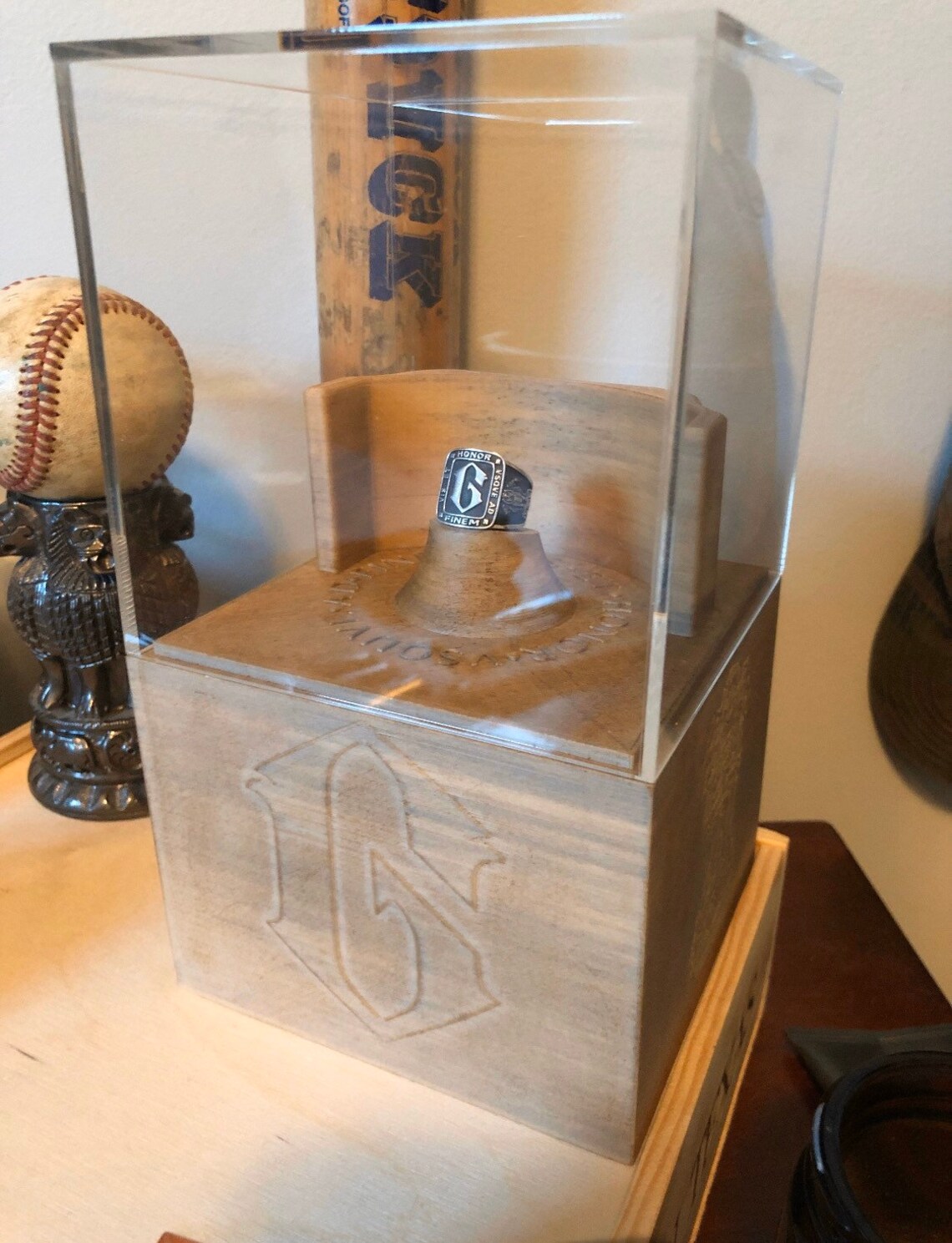 Customized Ring Display for Championship or Class Rings | Etsy