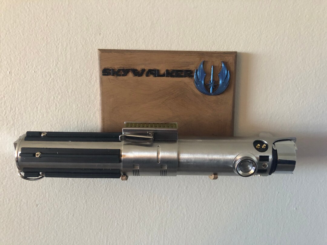 Customizable Lightsaber Wall Mount for Star Wars Galaxys Edge - Etsy