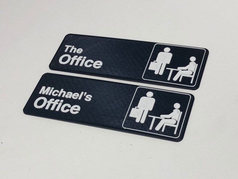 Customizable 3D Printed "the Office" Sign - Etsy