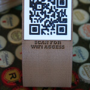 Wifi Password QR Code Stand | Etsy
