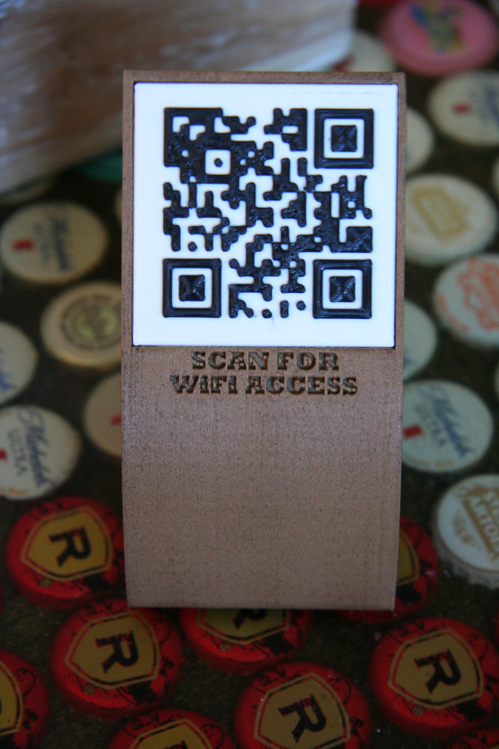 Wifi Password QR Code Stand | Etsy