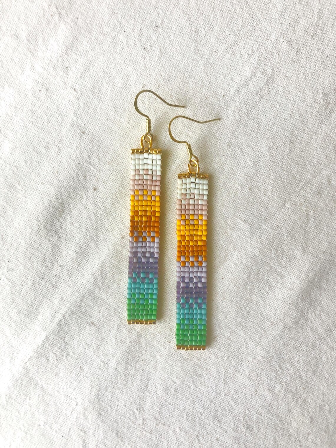 Pixel Earrings - Etsy