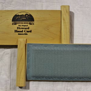 Howard Brush Full-sized Hand Carders pair TPI of Your Choice - Etsy