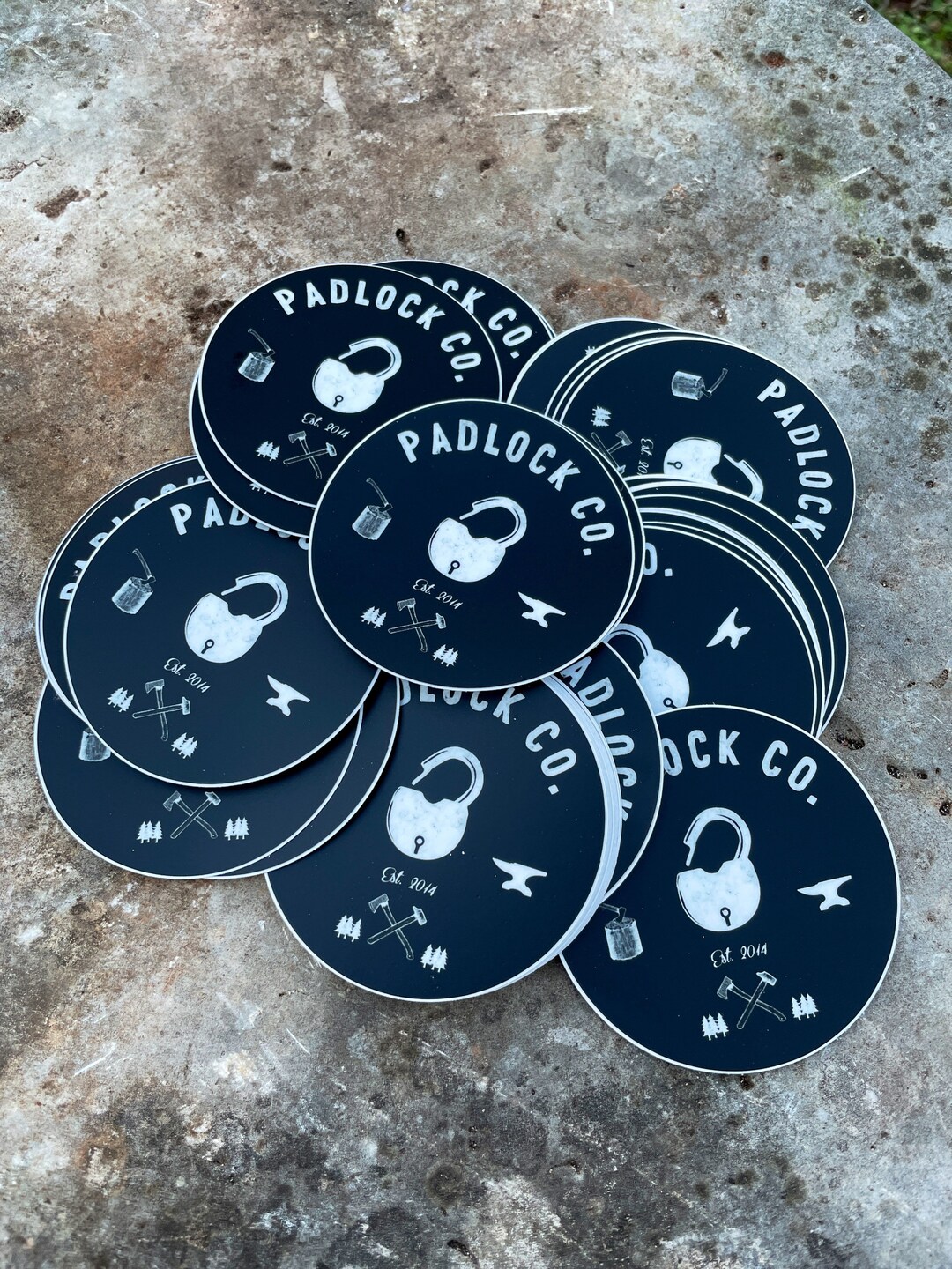 Padlock Co. Stickers!! Waterproof/outdoor Heavy Duty Sticker Bad@ss - Etsy