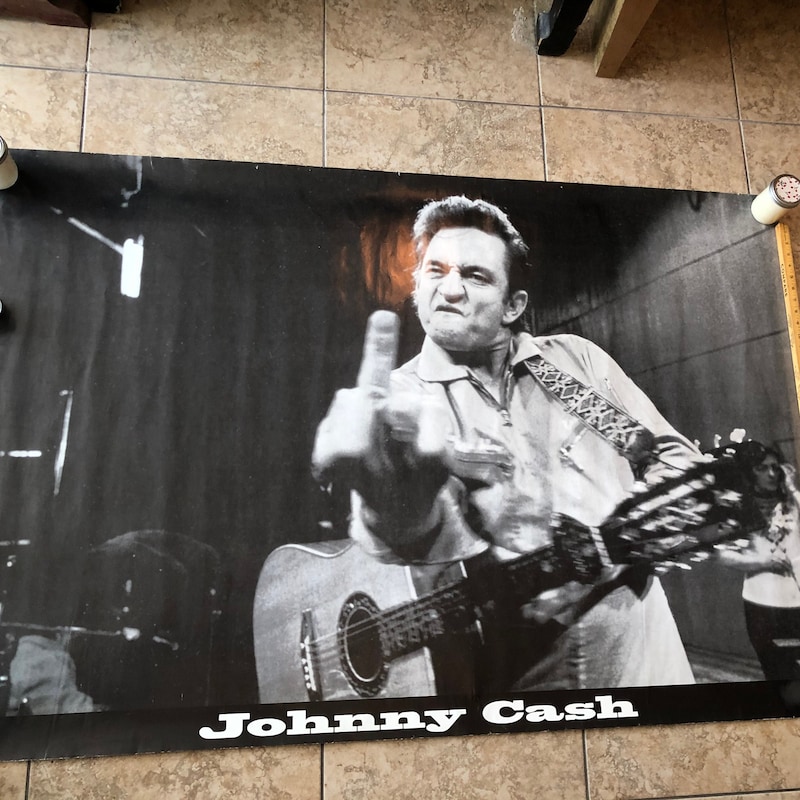 Johnny Cash Poster - Etsy