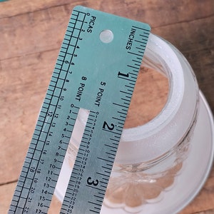 Pair of Art Deco Frosted and Clear Glass Lamp Shades Palm Leaf Design 2 ...