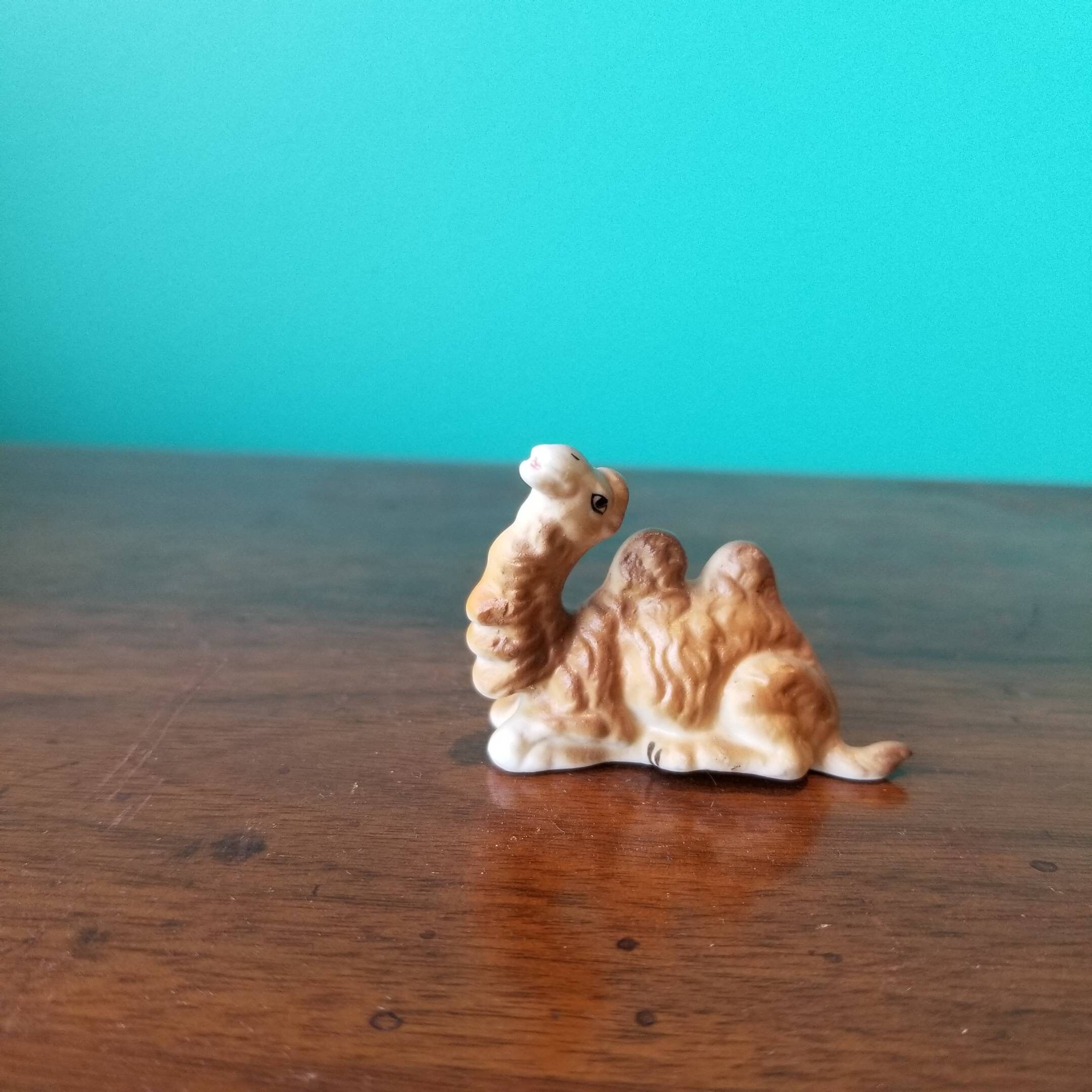 Porcelain Camel Family Figurines | Etsy