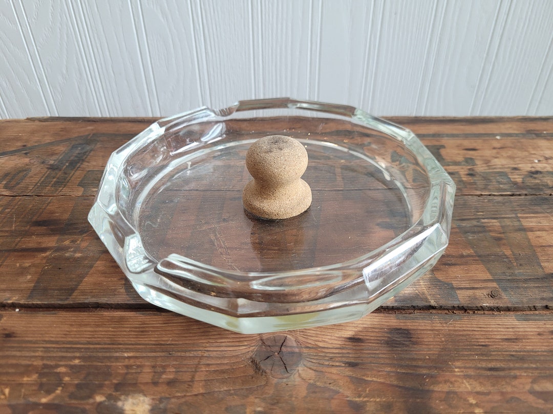 Vintage Glass Pipe Ashtray - Etsy