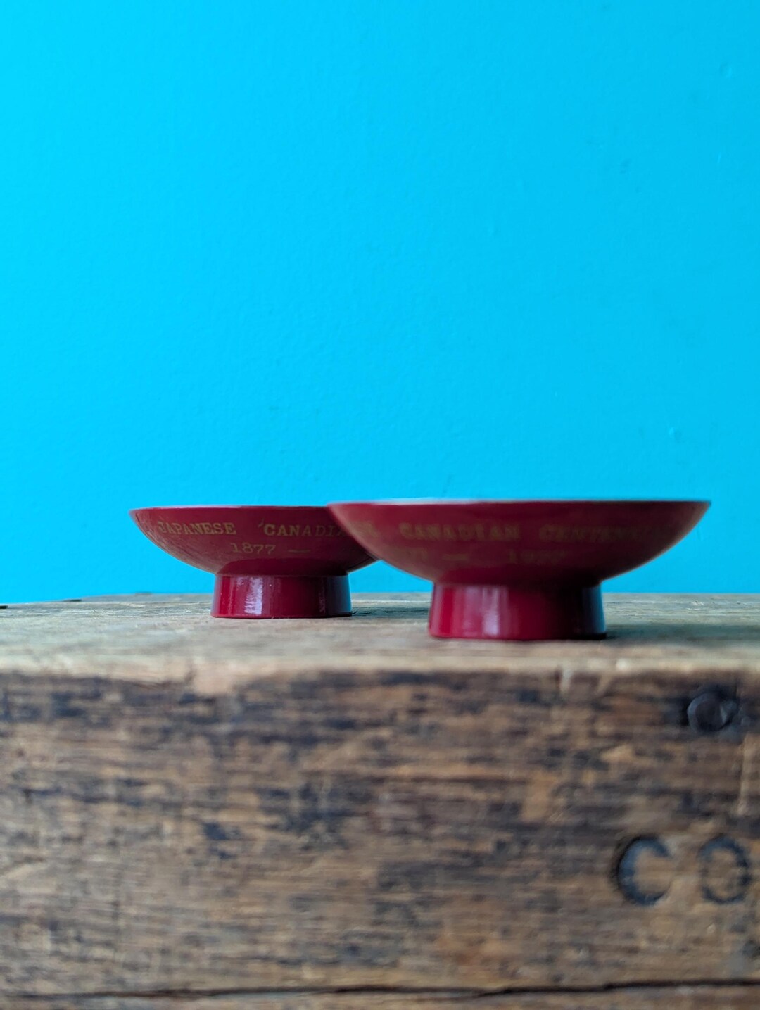 1977 JAL Commemorative Pair of Mini Bowls for Japanese Canadian Centennial, 2 1/2" X 3/4" - Etsy