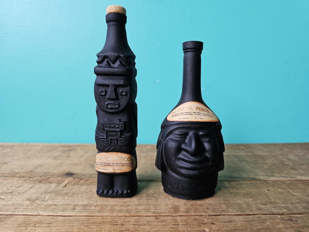 Vintage Ranuzzi Inca Pisco Miniature Bottles With Original Labels and ...