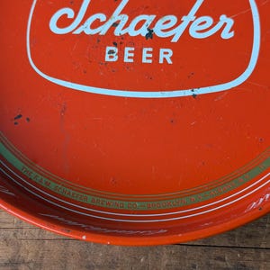 Vintage Schaefer Beer Tray, Midcentury Bar Tray 12" Canco USA - Etsy