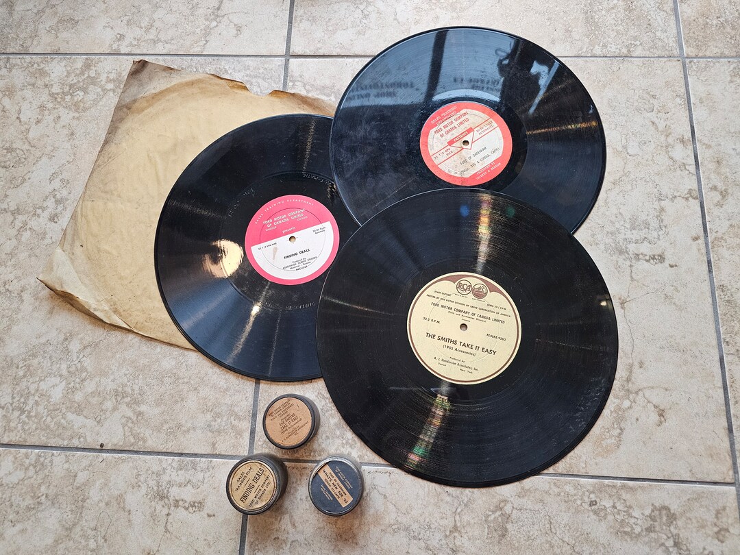 1960's Ford Motors Sales Training Vinyl With Matching Film Slides USA ...