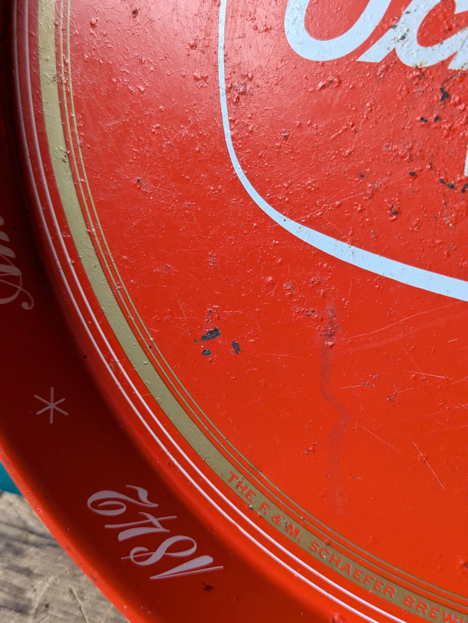 Vintage Schaefer Beer Tray, Midcentury Bar Tray 12" Canco USA - Etsy